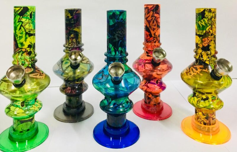 Bong diseño varios colores de 15 cm - Todo Humo Online